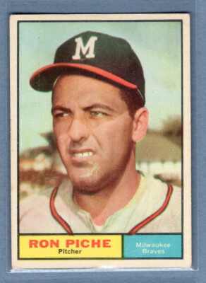 1961 Topps #61 Ron Piche EX GO269 | eBay