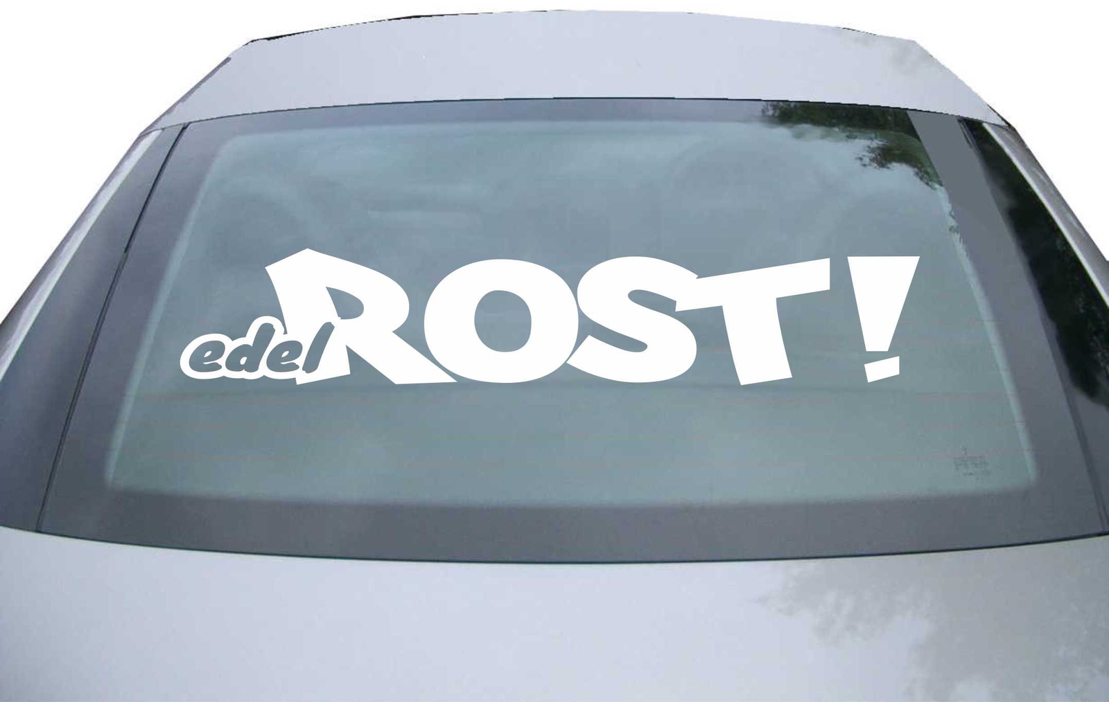 Aufkleber Heckscheibe DE7022 - 600x110 mm - EdelRost - Auto, Scheibe ...