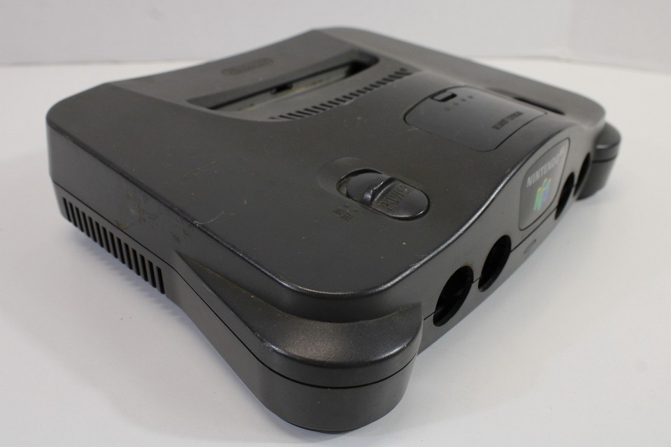 Nintendo 64 N64 Black Charcoal Gray Console Used OEM Replacement Shell ...