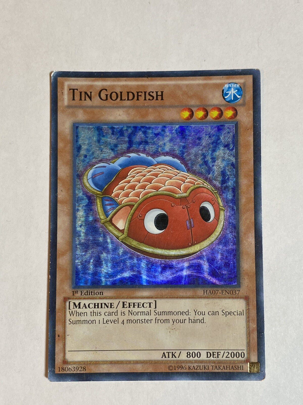 YuGiOh Tin Goldfish - HA07-EN037 - Super Rare - 1st Edition LP | eBay