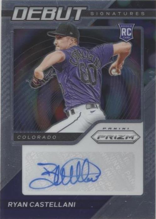 2021 Panini Prizm - Debut Signatures Ryan Castellani #DS-RC (AU, RC ...