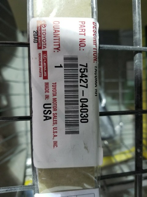 OEM 2016-2017 Toyota Tacoma Chrome Door Emblem 7542704030 for sale ...