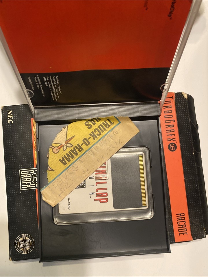 TG16 Turbografx-16 System Console Complete CIB in Box W 9 Games In Box ...