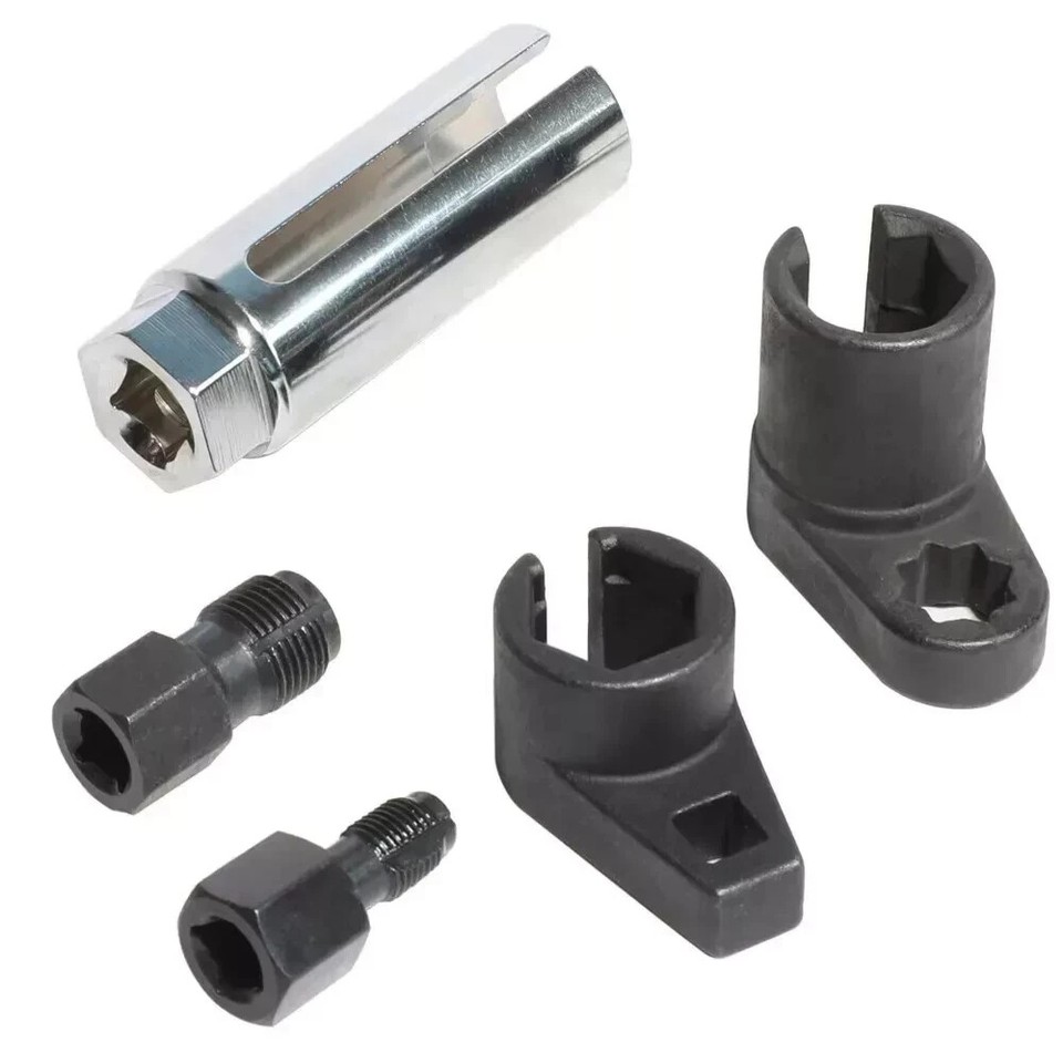 O2 Oxygen Sensor Socket Thread Chaser Set 5PCS O2 Sensor Wrench Removal ...