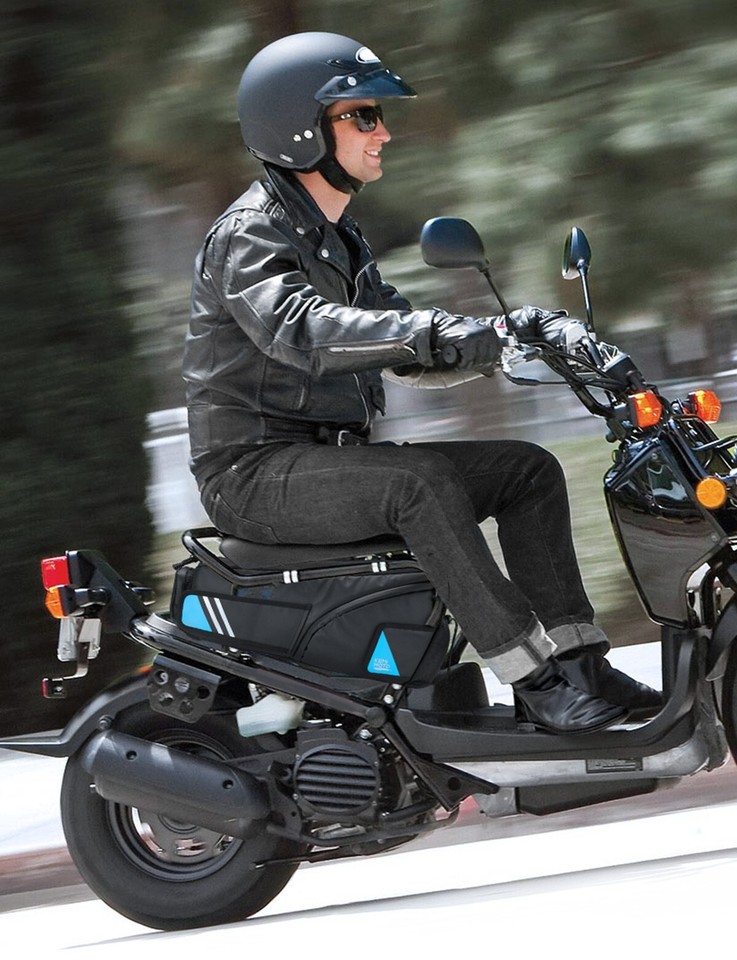 30L Motorcycle Under Seat Storage Bag with Shoulder Straps for Ruckus ...