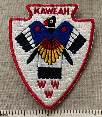 Vintage OA KAWEAH LODGE 379 Order of the Arrow PATCH Arrowhead Shape ...