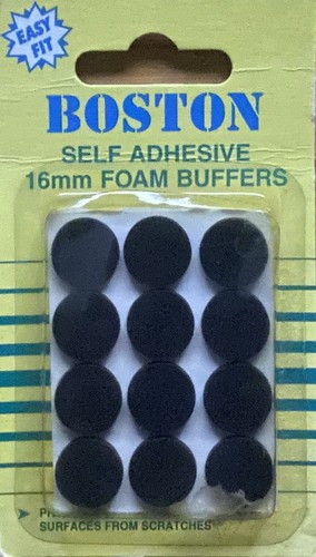 Boston Round Self Adhesive Foam Feet Pad 16mm Damper Buffer ...