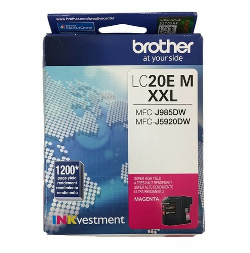 Brother LC20E M XXL Magenta Ink Cartridge | New Sealed #8973 | eBay