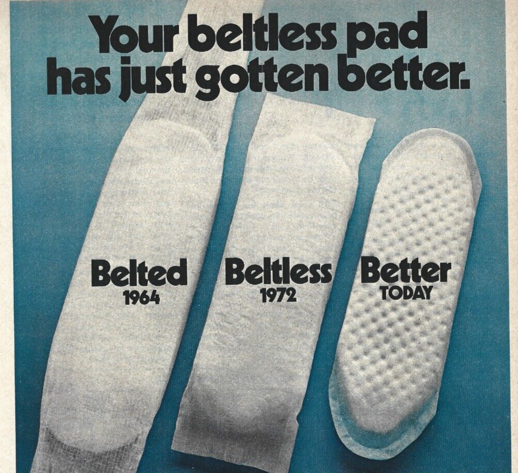 New Freedom Maxi Pads Print Ad, New Freedom Magazine Ad, Feminine ...