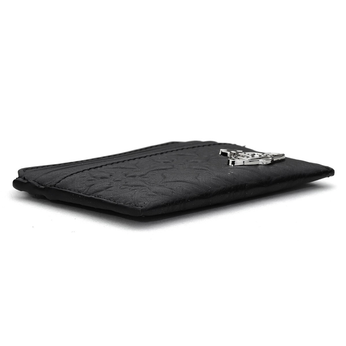 Vivienne Westwood EMBOSSED ORBORAMA SLIM CARD HOLDER Vivienne Westwood EMBOSSED ORBORAMA SLIM CARD HOLDER