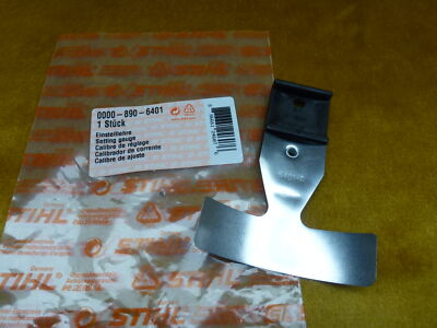 NEU Original Stihl MS 028 034 036 036QS 038 Einstelllehre Zündung 0,2mm ...
