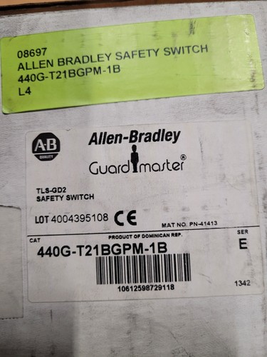 ALLEN BRADLEY Guard Master 440G-T21BGPM-1B TLS-GD2 SAFETY SWITCH NEW | eBay