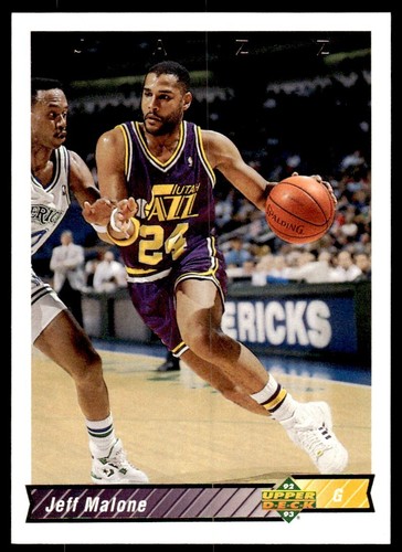 1992-93 Upper Deck Basketball Card Jeff Malone Utah Jazz #178 | eBay