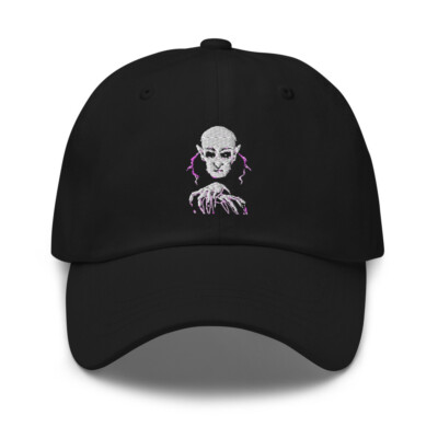 Classic Vampire Nosferatu Embroidered Baseball Cap Count Orlok Dracula ...