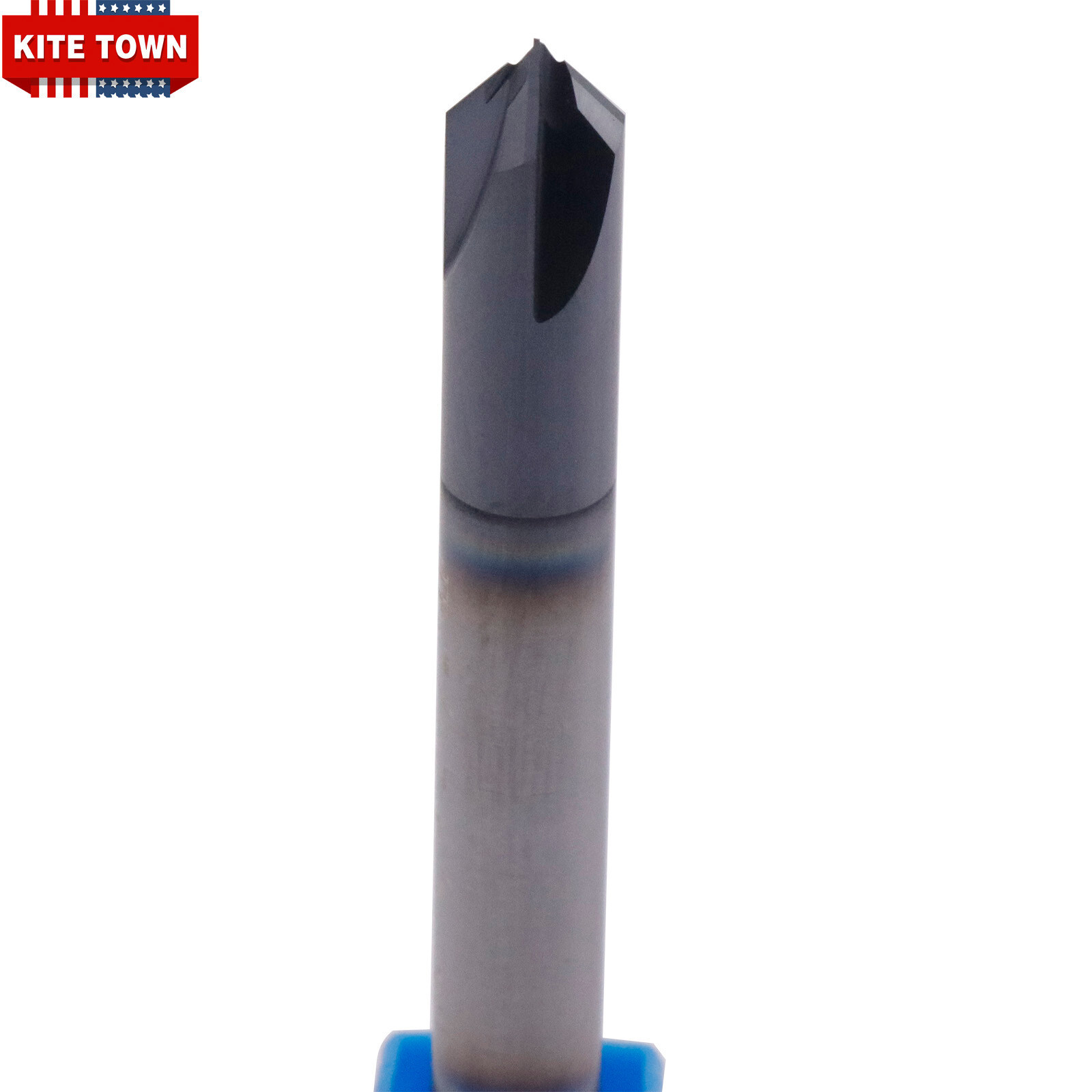 1/4" 4 Flute 90 Degree Solid Carbide Chamfer Mill - Double End - AlTiN ...