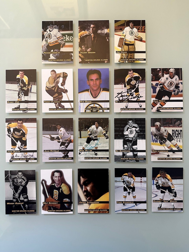 1998 Bruins Alumni (Orr, Neely, Park) + 9 Autographed Cards Set of (35 ...