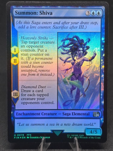 MTG Summon Shiva 0078 Final Fantasy Uncommon Foil NM | eBay