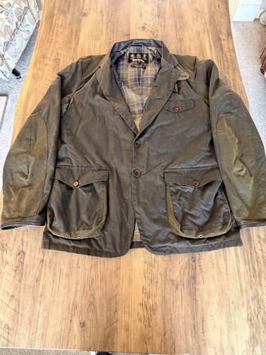 Barbour Beacon Sports Wax Jacket, Men’s XL, Green, Bond Skyfall. | eBay UK