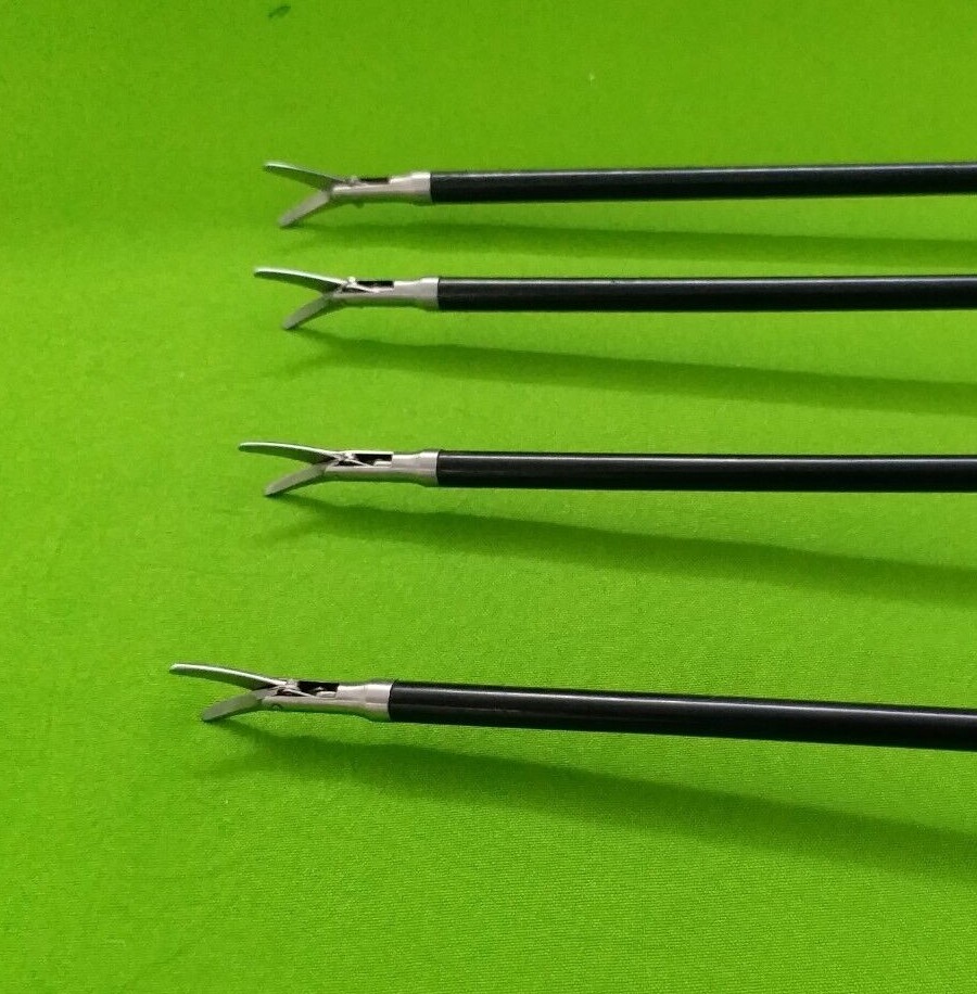 4pc Laparoscopic Micro Scissor 5mmx330mm Endoscopy Reusable Surgical ...