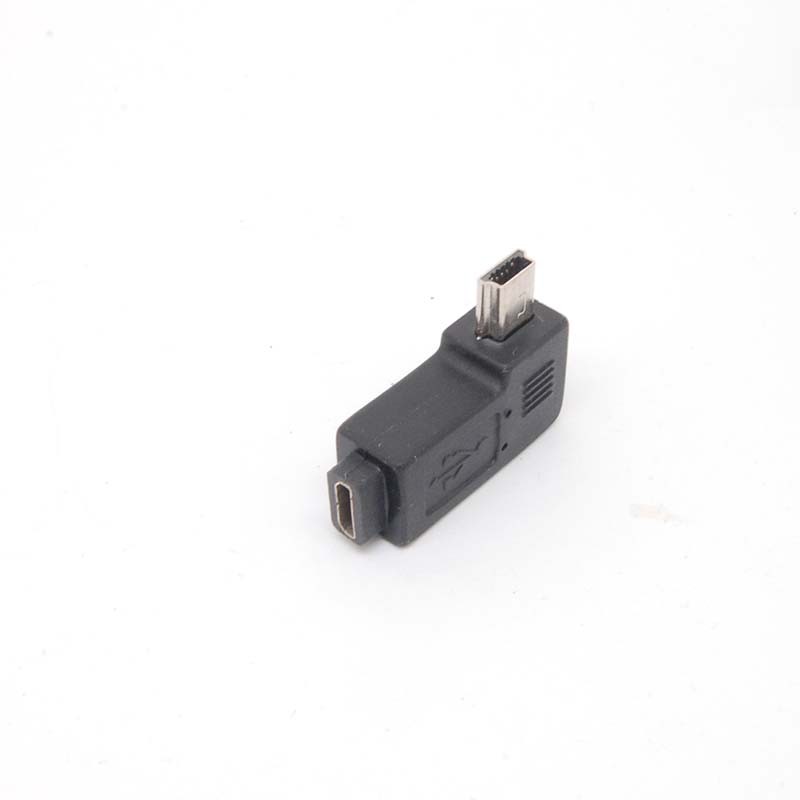 Mini USB Type A Female to Micro USB B Male 90 Degree right Angle ...