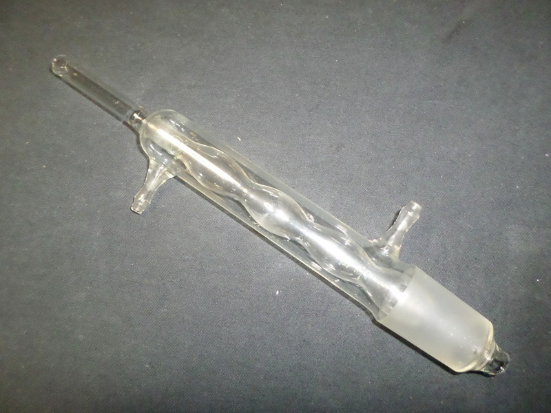 PYREX Glass 4-Bulb Allihn Condenser w/ 34/45 for 125mL Extractor System ...