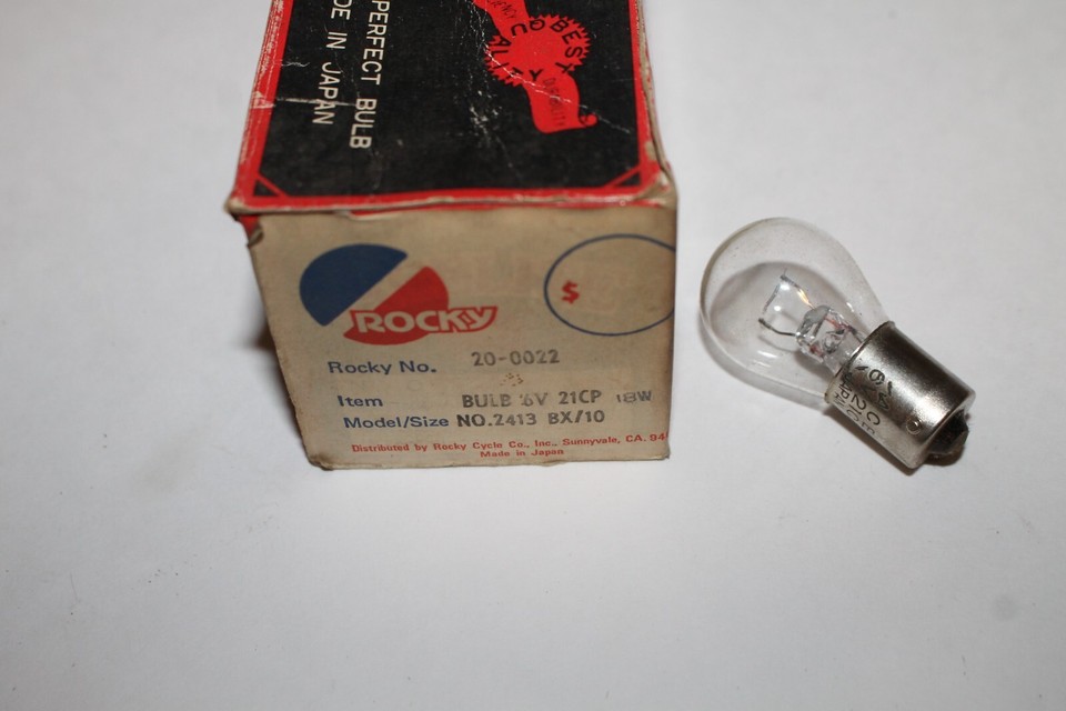 Acelite Turn Signal Light Bulb Flasher Lamp - 6 Volt 18 Watt - 21CP NOS ...