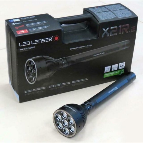 LED Lenser X21r.2 Rechargeable Rescue Torch (hard Case) 3200 Lumens 700 ...
