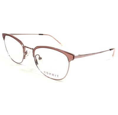 Esprit Eyeglasses Frames ET17119 COLOR.513 Clear Pink Rose Gold 50-19 ...