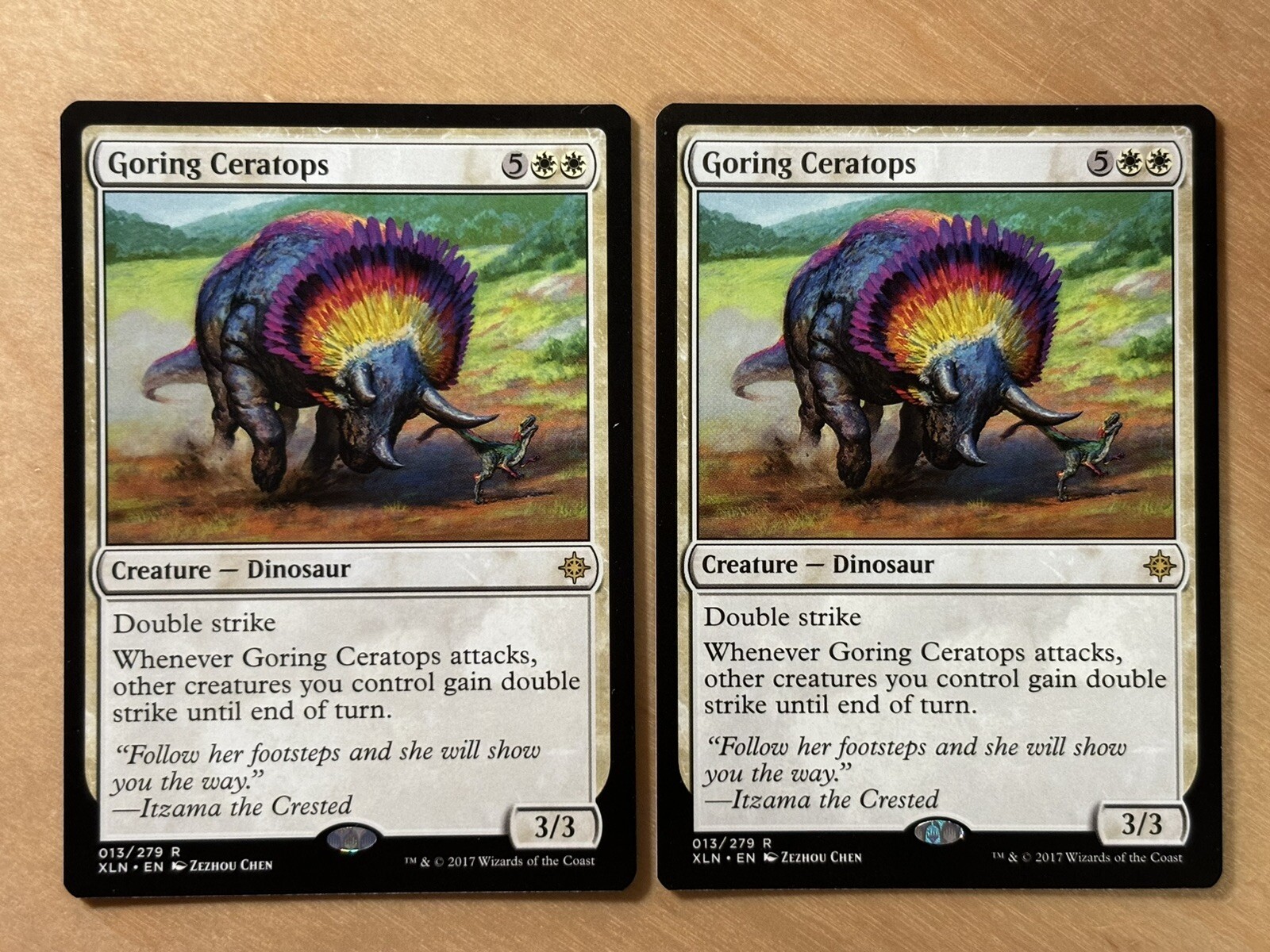 MTG Goring Ceratops Ixalan 013/279 Regular Rare for sale online | eBay