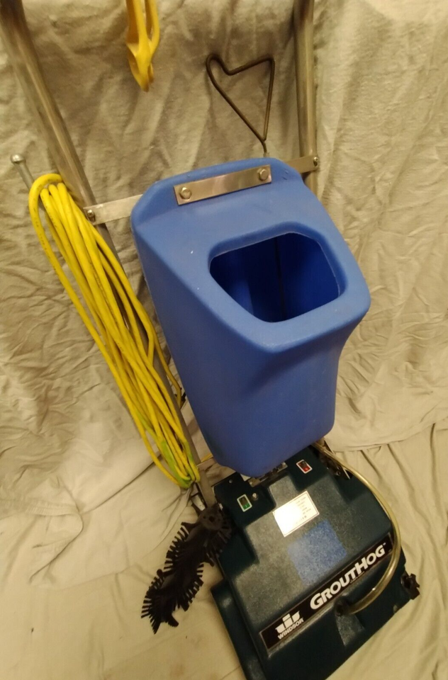 WINDSOR GROUT HOG FLOOR SCRUBBER Machine COMMERCIAL w/ Chemical ...