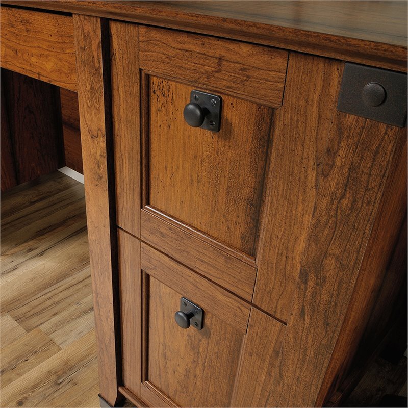 Sauder Carson Forge Computer Desk in Washington Cherry 42666035767 | eBay