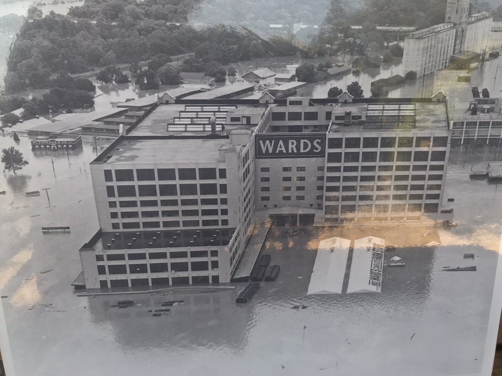Montgomery Ward Building West 7th St Fort Worth TX Flood 1949 Poster ...