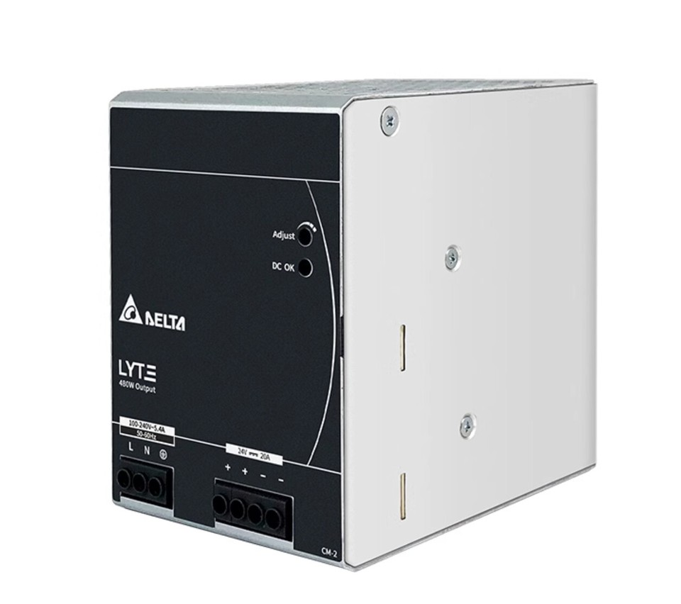 DELTA Switching Power Supply Module Guide rail type DRL-24V480W1AA 24V ...