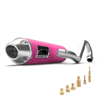 HMF Honda TRX 450R Full Exhaust Pink w/Euro + Jets (07-14) | eBay