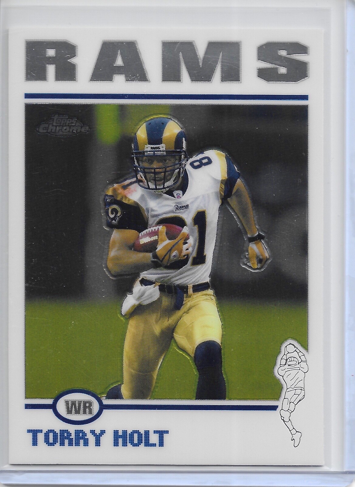 2004 Topps Chrome Football Torry Holt Card # 116 St. Louis Rams | eBay