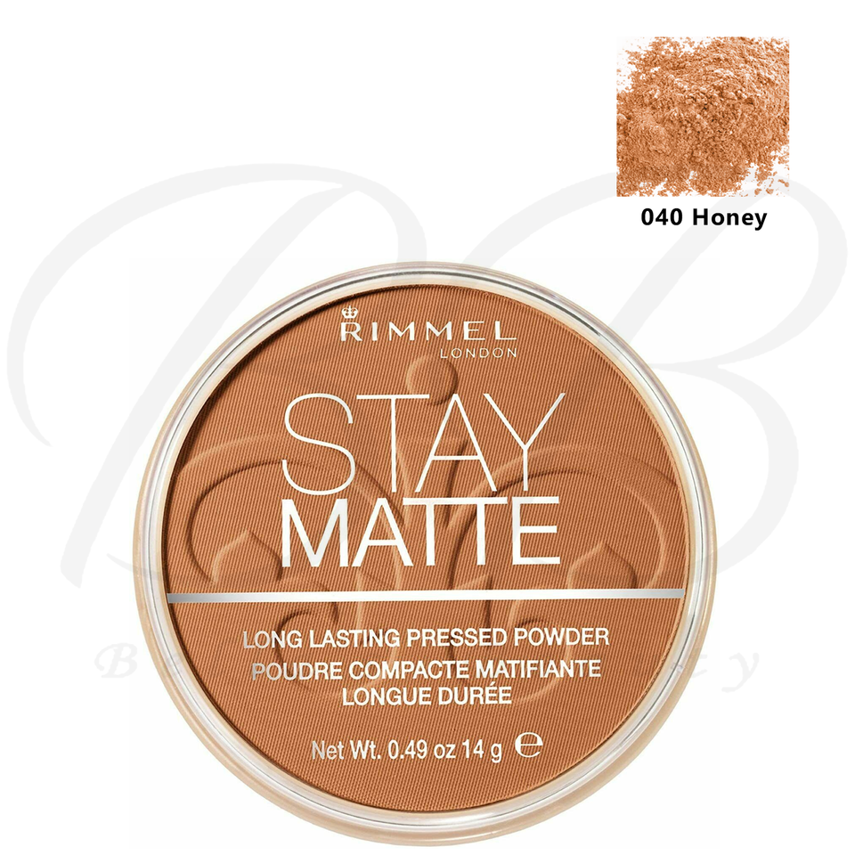 RIMMEL London Stay Matte Long Lasting Shine Pressed Face Powder 14g ...