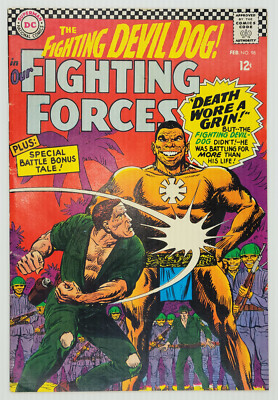Our Fighting Forces #98 1966 6.0 FN Gunner/Sarge/Pooch "Death Wore A ...