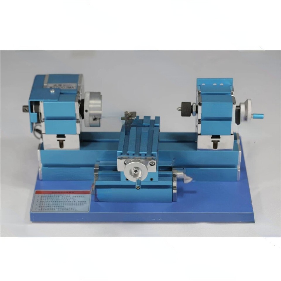 W10003 Mini Metal Lathe Machine DIY Mini Lathe Woodworking Lathe ...