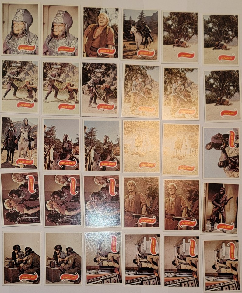 1975 Topps Planet of the Apes - 78 Card Lot - Near Mint | eBay