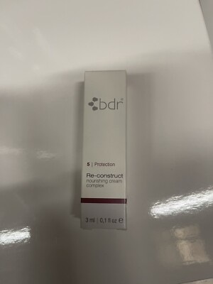 12 x Crème BDR RE-CONSTRUCT 3ml Nourris La Peau | eBay