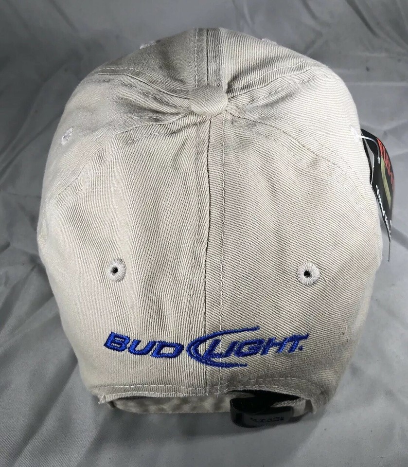 Silver Eagle Distributors Bud Light Cap Hat Adult Adjustable Beige ...