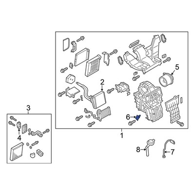 For Nissan NV200 2013-2021 Nissan 271508H300 HVAC Blower Motor Resistor ...