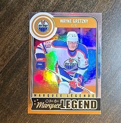 2014-15 O-Pee-Chee Marquee Legend Rainbow Wayne Gretzky #587 Edmonton ...
