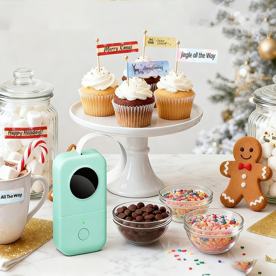 D30 Label Maker, Portable Bluetooth Mini Label Printer Machine ...