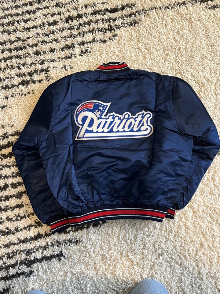 vintage Starter New England Patriots NFL satin bomber jacket. | eBay UK
