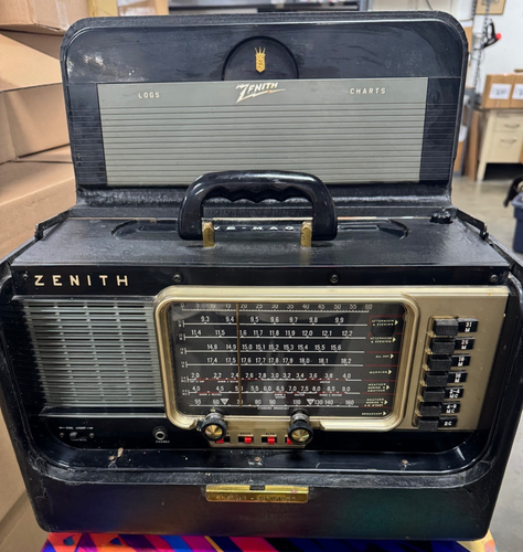 vtg. Zenith H500 Trans-Ocean Wave Magnet Tube Radio. Working | eBay