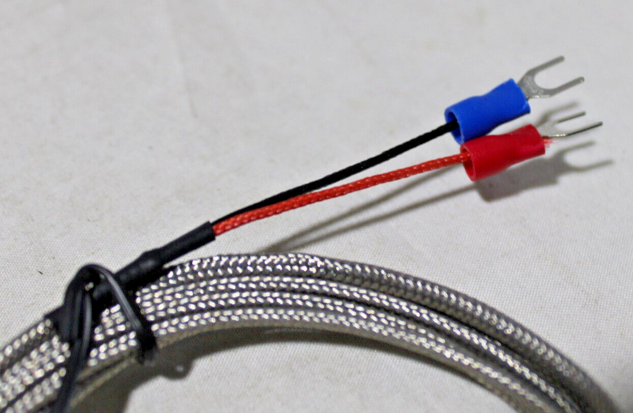 K Type 1.5 x 100 x 2000mm 1000C Probe Thermocouple Temperature Sensor ...