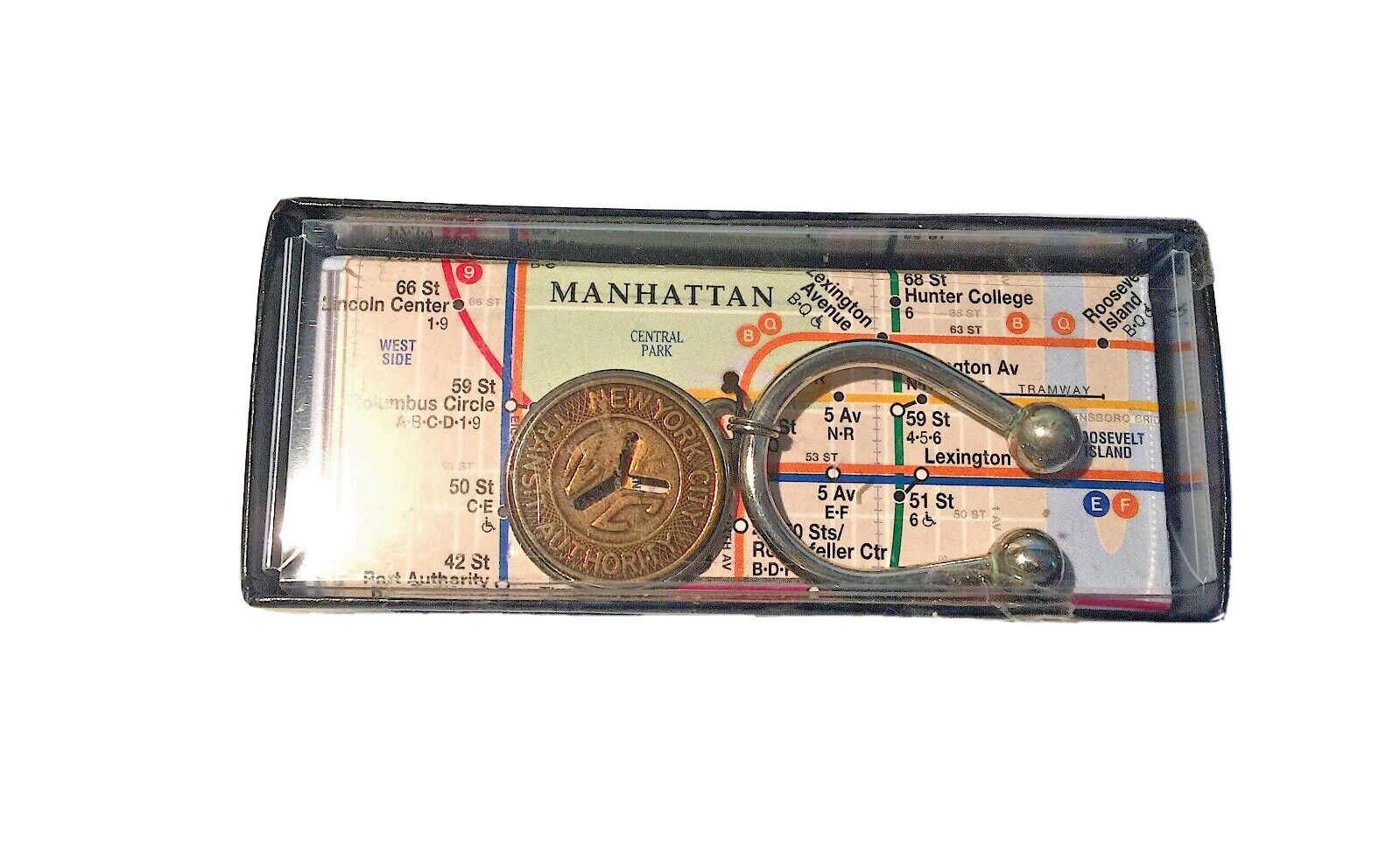 Vintage New York City MTA Subway Token 1 "Y" Cut Transit Authority MoMa ...