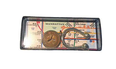 Vintage New York City MTA Subway Token 1 "Y" Cut Transit Authority MoMa ...