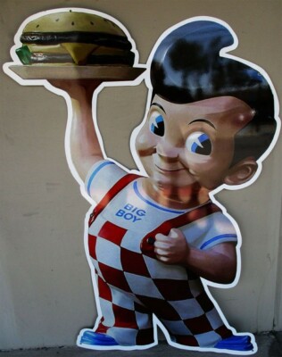 Bob's Big Boy (X-Large) Plasma Cut Metal Sign 59" by 43" | eBay